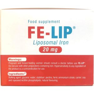 FE-LIP Fier Lipozomal 20mg 30 plicuri - BIOSCEM